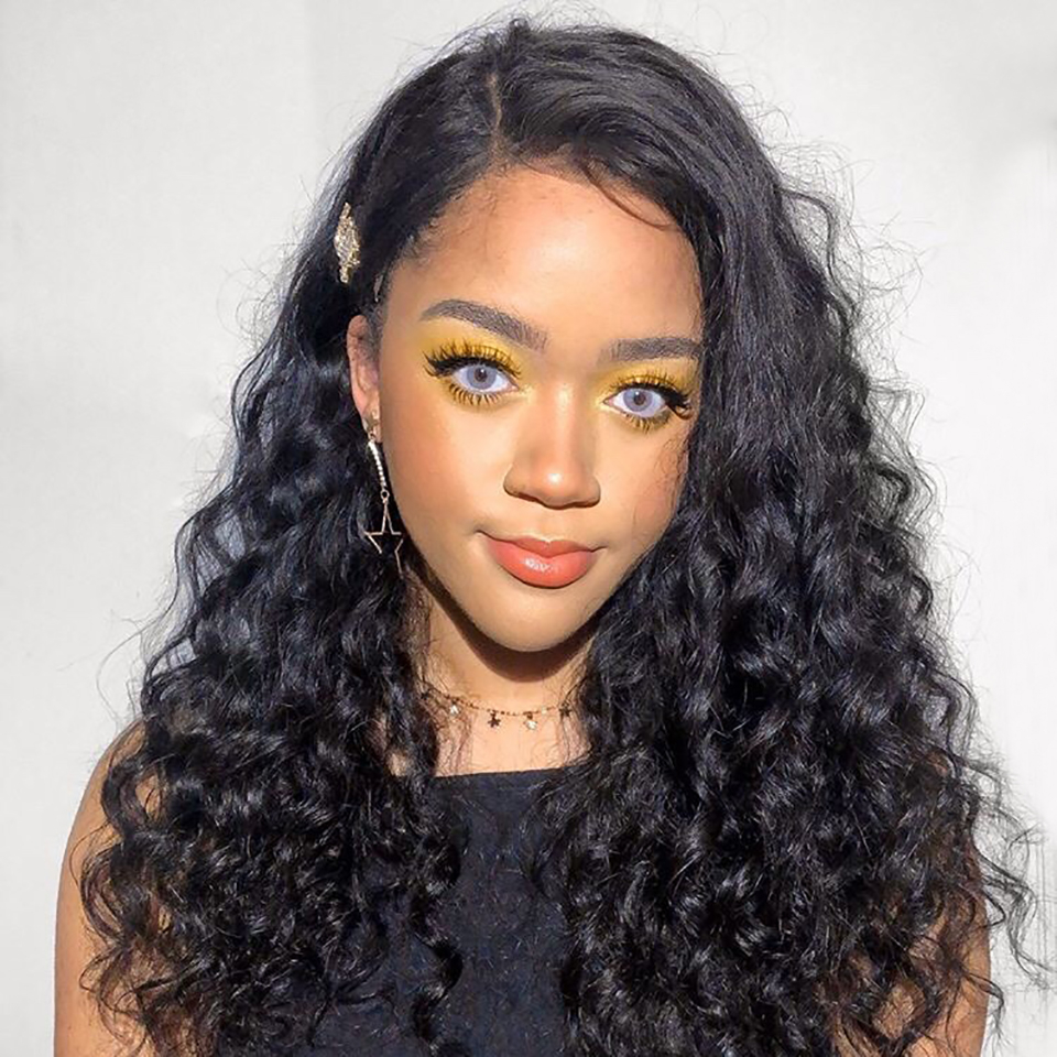 FashionPlus Natural Looking Long Water Wave Full Lace Wigs